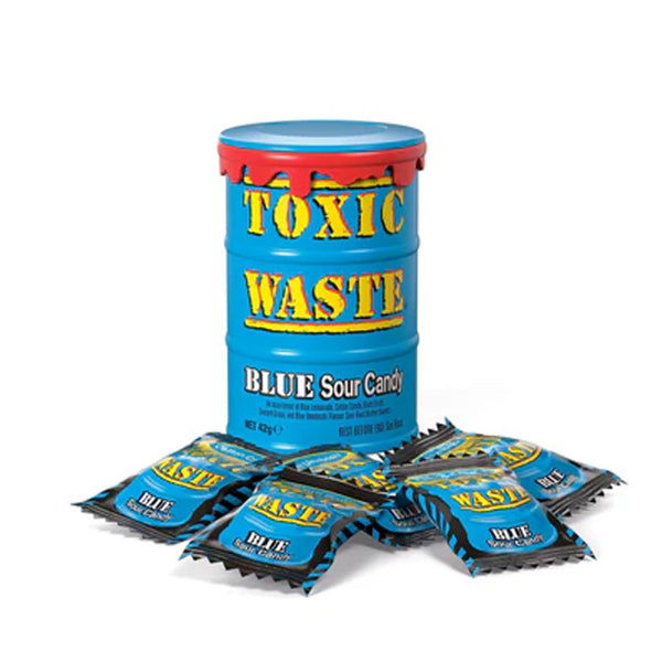 Toxic Waste Blue Drums - Nibblers Popcorn Company