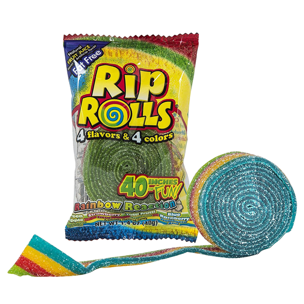 Rainbow Rip Rolls - Nibblers Popcorn Company